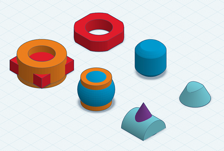 Group types in the 3D workspace - Tinkercad