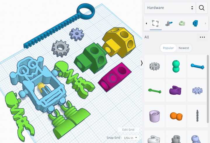 Meet the Shapes Panel! - Tinkercad