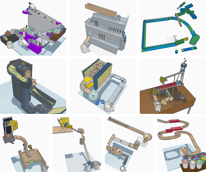 Tinkercad Challenge Roundup - Rube Goldberg - Tinkercad