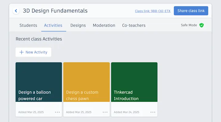 Official Guide to Tinkercad Classrooms - Tinkercad