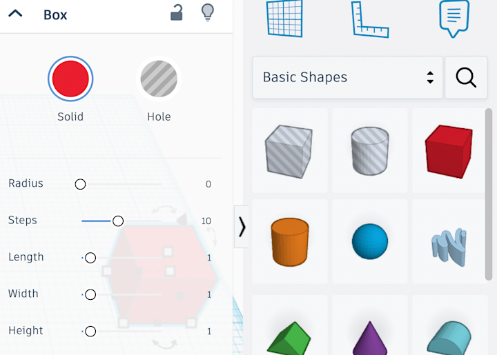 Meet the Shapes Panel! - Tinkercad