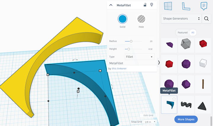 Meet the Shapes Panel! - Tinkercad